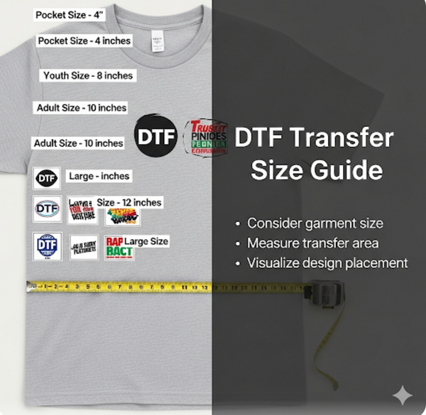 DTF Transfer Size Guide – Perfect Dimensions for Prints 1