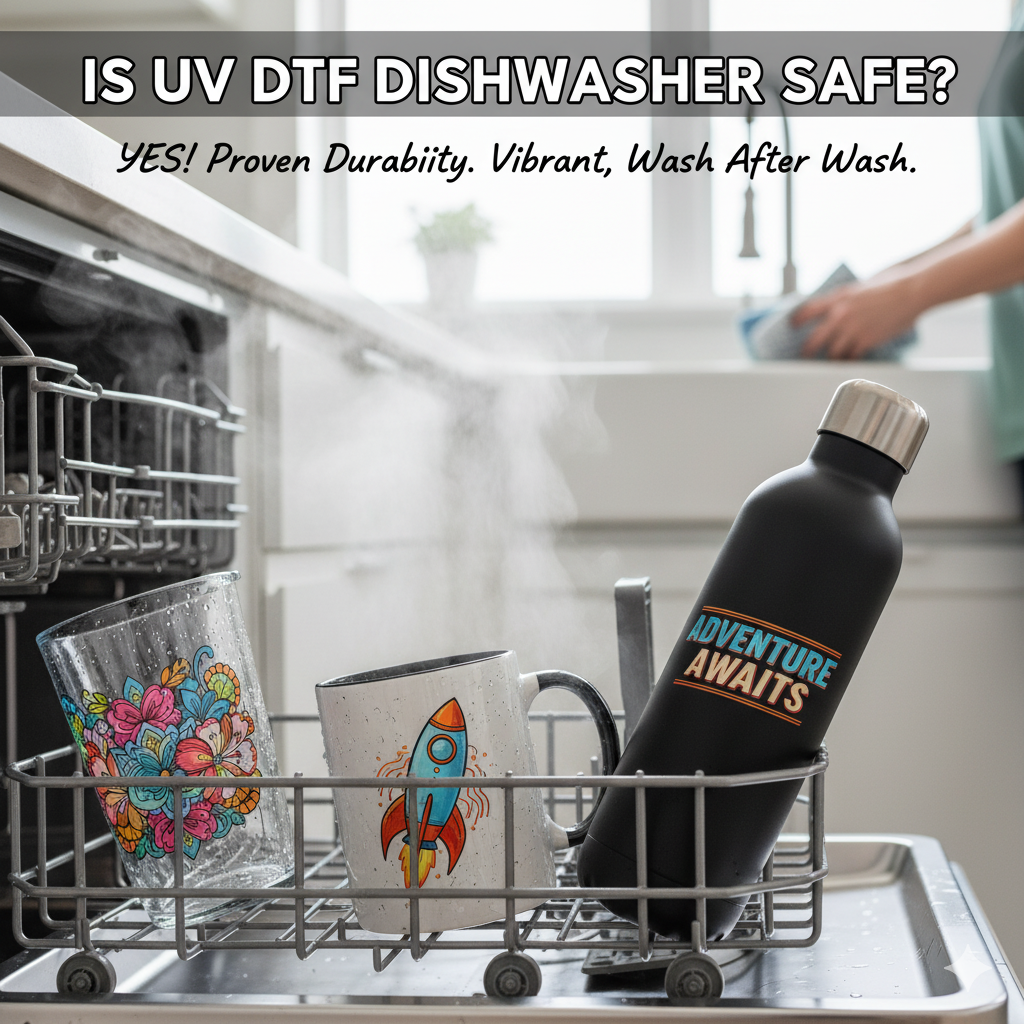 Is UV DTF Dishwasher Safe? Tips for Durable Prints1